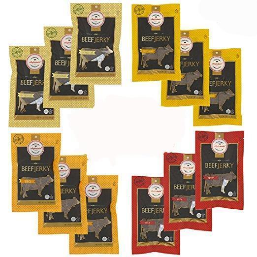 Beef Jerky Case - 12 Pack – Aufschnitt Meats